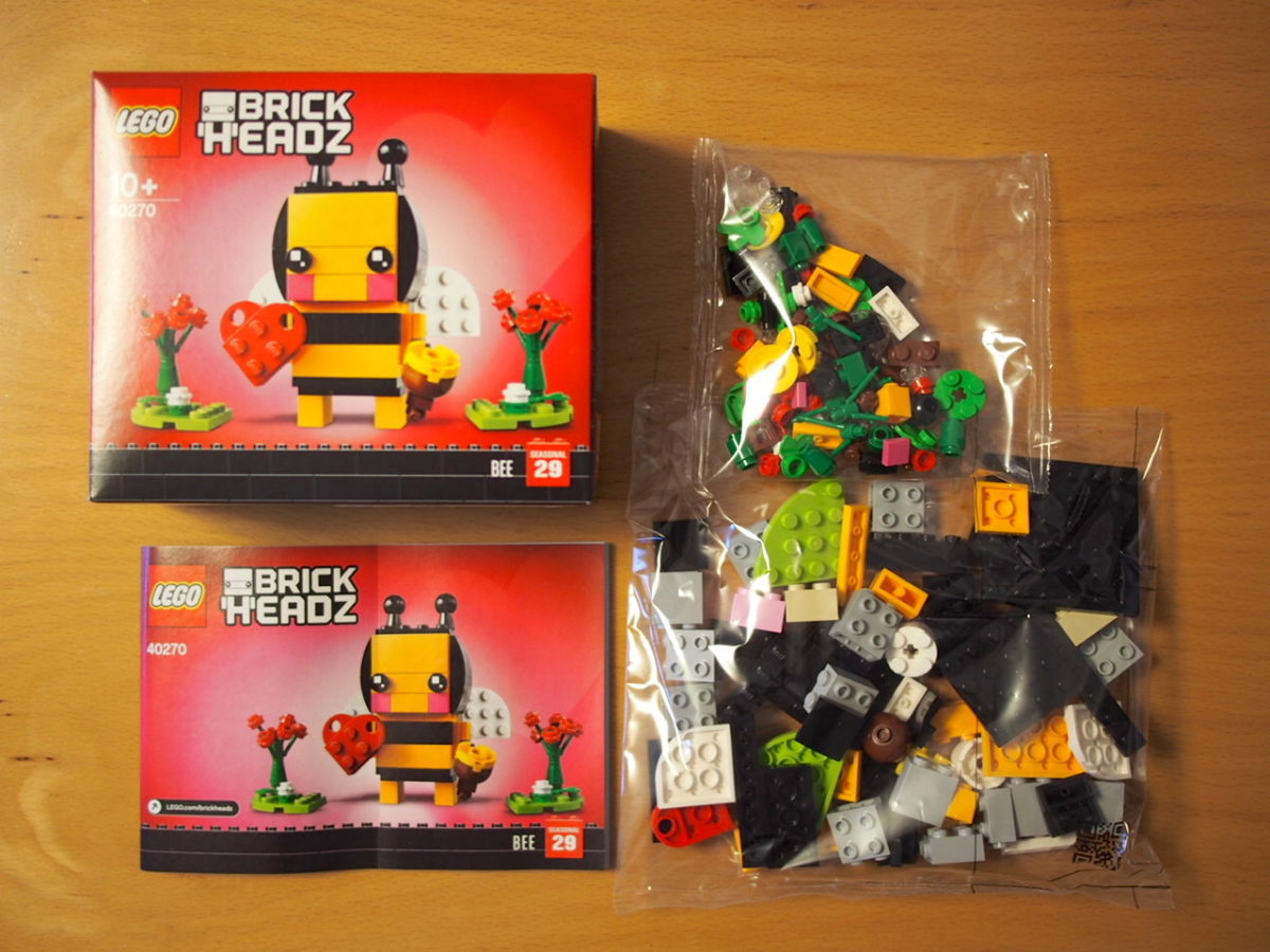 レゴ ブリックヘッズのバレンタインセット「LEGO 40270 Valentine’s Bee 」の組立レビュー – おもちゃのニュース ...